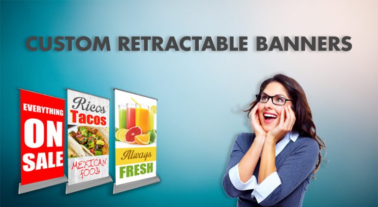 Custom Retractable Banners and Roll Up Stands