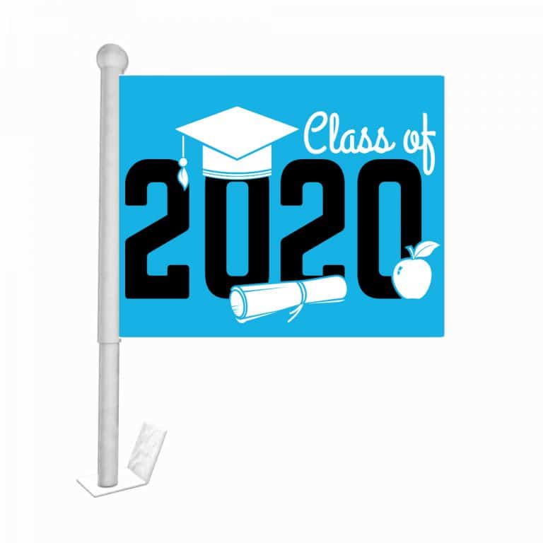 Custom Graduation Car Flags | Clip-on Window Flags | FFN