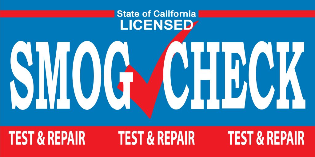 Licensed Smog Check Test & Repair Vinyl Banner